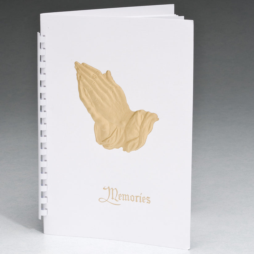 Foil Praying Hands Leatherette – Register Book| Kelco Supply – Kelco ...