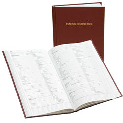 Funeral Record Book | Funeral Record Book-Revised | Kelco Supply ...
